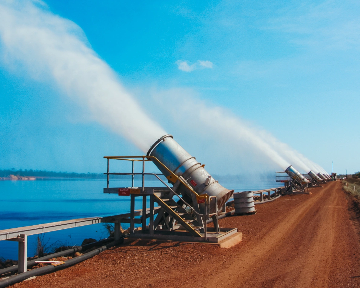 Chihuahua, Mexico Gold & Silver Mine - Water Evaporation Solution - Minetek