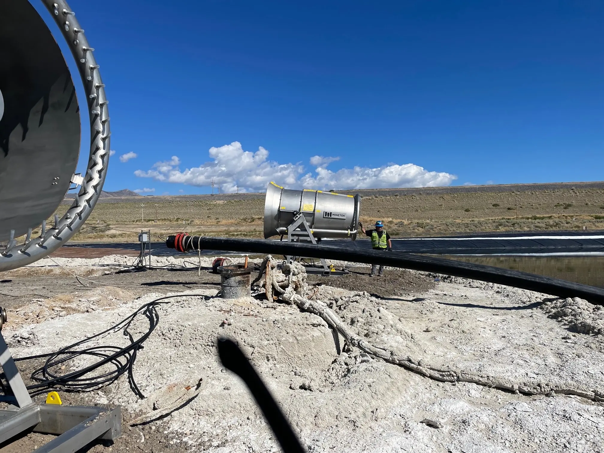 Nevada, USA Gold Mine - Water Evaporation Solution - Minetek